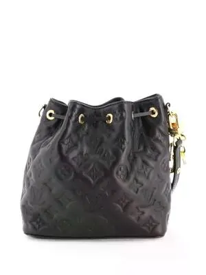 LOUIS VUITTON Coussin Monogram Embossed Lambskin Bucket Bag