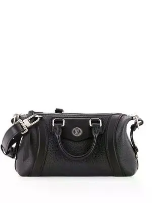 LOUIS VUITTON Biker Bag Leather Nano Satchel - Black