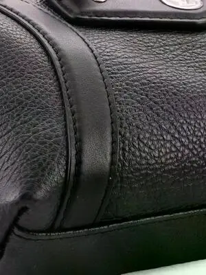 LOUIS VUITTON Leather Nano Satchel