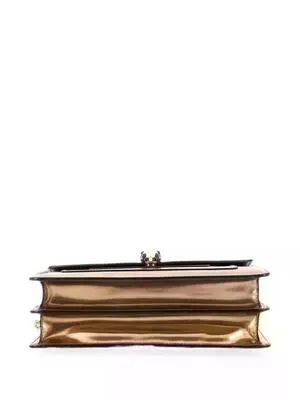 BVLGARI Serpenti Forever Patent Medium Shoulder Bag