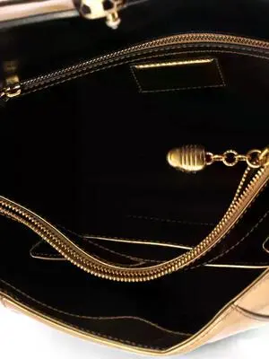BVLGARI Serpenti Forever Patent Medium Shoulder Bag