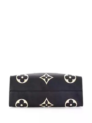 LOUIS VUITTON Onthego Bicolor Monogram Empreinte Giant Gm Tote Bag - Black