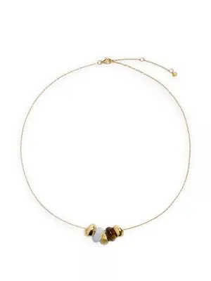 Monica Vinader Antica Bead-embellished Chain Necklace - Gold