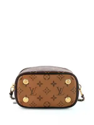 LOUIS VUITTON Vanity Handbag Reverse Monogram Canvas Pm Satchel - Brown