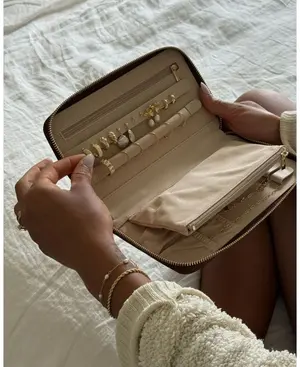 SET & STONES The Jewelry Travel Case - Espresso