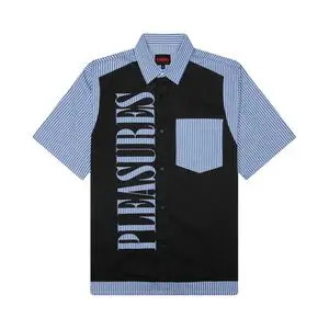 PLEASURES Onyx Button Up - Blue