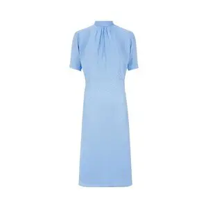 Givenchy Monogram-jacquard Silk Midi Dress