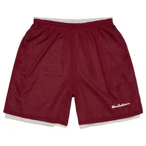 DENIM TEARS Double Layer Mesh Shorts - Red