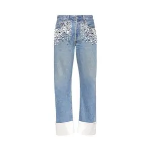 Miu Miu X Levi's Denim Jeans - Blue