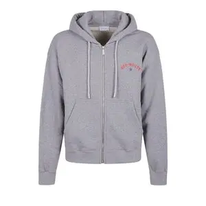 Off-White Star Arrow Zip Skate Hoodie Melange