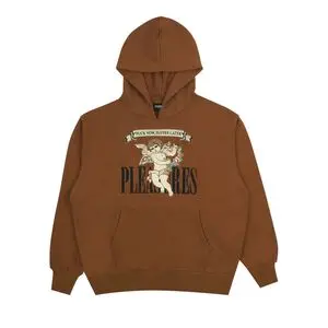 PLEASURES Suffering Hoodie 'rust - Brown