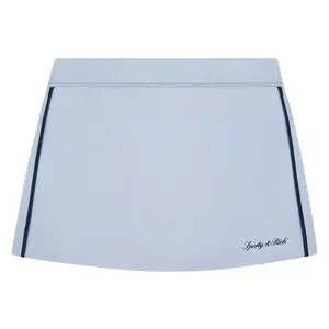 SPORTY & RICH Signature Logo Court Skirt - Blue