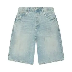 PURPLE BRAND Vintage Wash Denim Shorts
