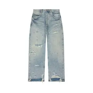 PURPLE BRAND Lucca Destroyed 'light Indigo - Blue