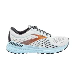 Brooks Wmns Adrenaline Gts 21 Wide Light Blue - White