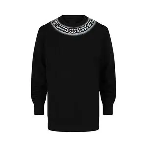 Givenchy Embossed Chain Graphic Sweatshirt - Black