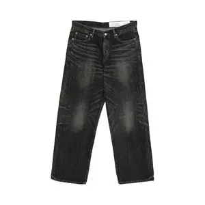 NEIGHBORHOOD Washed Denim Wide Leg Trousers