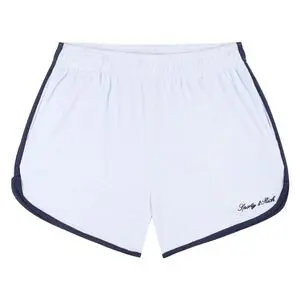 SPORTY & RICH Signature Logo Terry Shorts