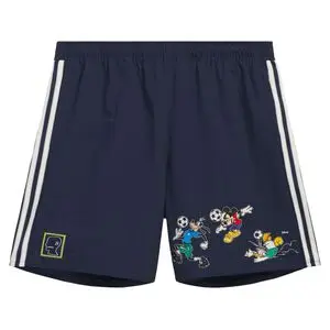 Adidas X Brain Dead X Disney Shorts 'collegiate Navy - Blue