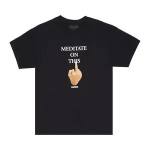 PLEASURES Message T-shirt - Black
