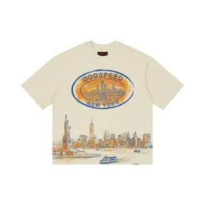GODSPEED New York Skyline T-shirt 'bone - Cream