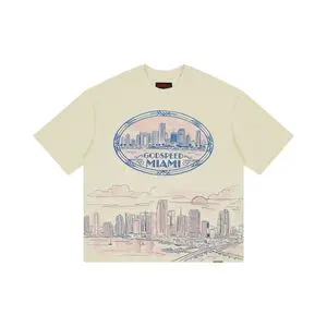 GODSPEED Miami Skyline T-shirt 'bone - Cream