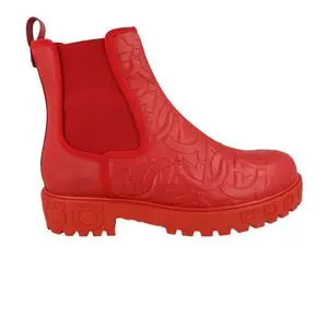 FERRAGAMO Wmns Varsi Chelsea Boot - Red