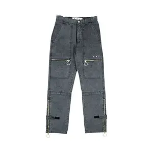 Off-White Logo Slim Cargo Pants - Blue
