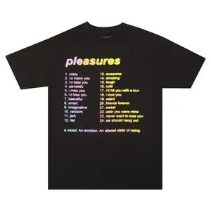 PLEASURES Mood T-shirt - Black