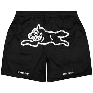 ICECREAM Mesh Shorts With Graphic Detail
