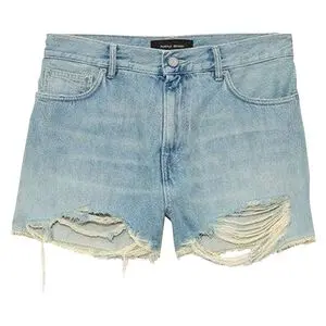 PURPLE BRAND Distressed Denim Shorts