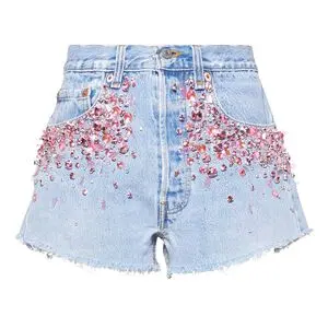 Miu Miu X Levi's Denim Shorts - Blue