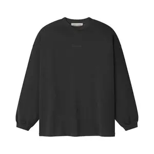 Fear Of God Signature 90s Long Sleeve Tee 'faded - Black