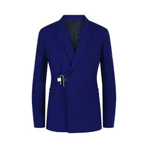 Givenchy Slim Fit U-lock Blazer In Wool 'cobalt - Blue
