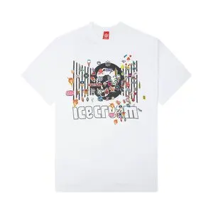 ICECREAM Stick Up Short-sleeve Tee - White