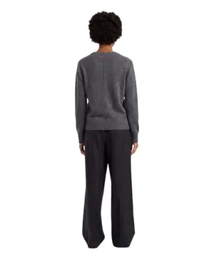 Chinti & Parker Wool-cashmere V-neck Sweater - Grey