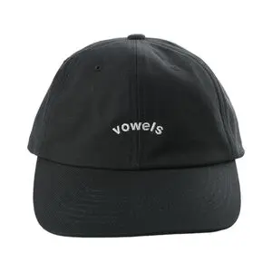 VOWELS Cotton Twill Cap - Silver