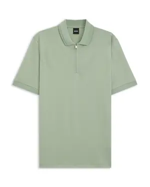 BOSS H Paras Quarter Zip Polo Shirt