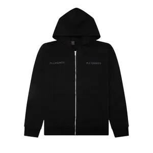 PLEASURES Spine Zip Hoodie - Black