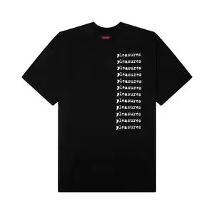 PLEASURES Slip Pocket T-shirt - Black