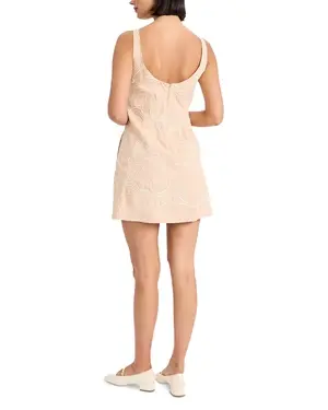 LUXELY Embroidered Mini Dress