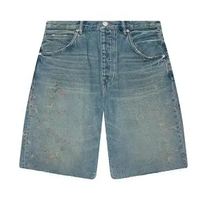PURPLE BRAND Embellished Denim Shorts