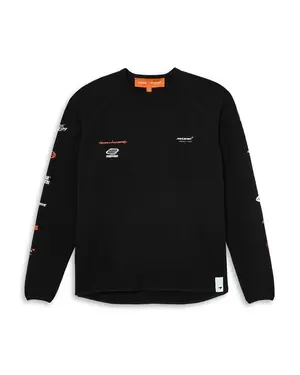 REISS Born Racers Logo Waffle Sweatshirt