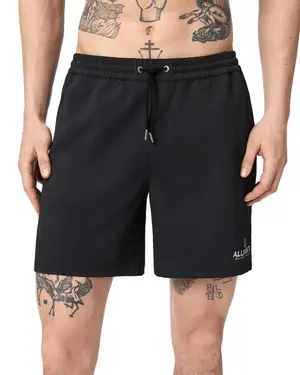ALLSAINTS Emblem Slim Fit 6.3 Swim Shorts