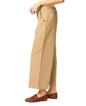 Central Park West Dean Straight Leg Button Pant