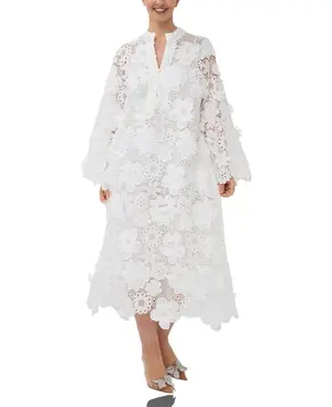 MARIELLE STOKKELAAR Estelle Lace Maxi Dress - White