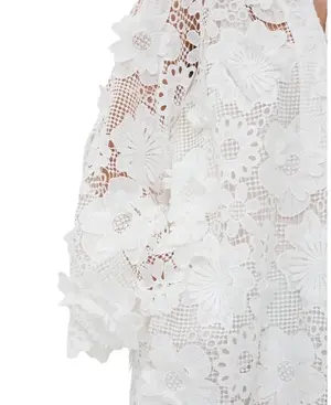 MARIELLE STOKKELAAR Estelle Lace Maxi Dress - White