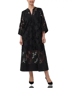 MARIELLE STOKKELAAR Luana Lace Midi Dress - Black