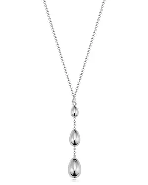 ORADINA Sterling Dripped In Necklace, 18