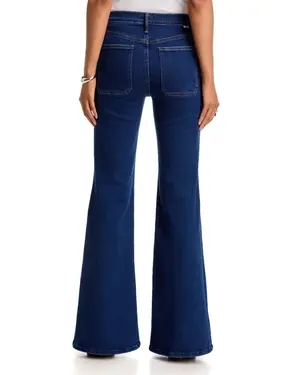 MOTHER The Patch Pocket Doozy Mid Rise Flare Jeans